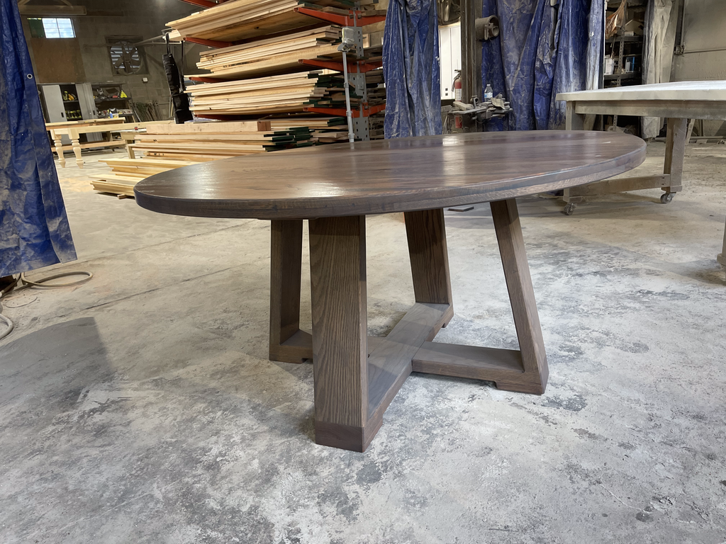 The Solara Round Solid Wood Dining Table | Custom Furniture in McAllen ...